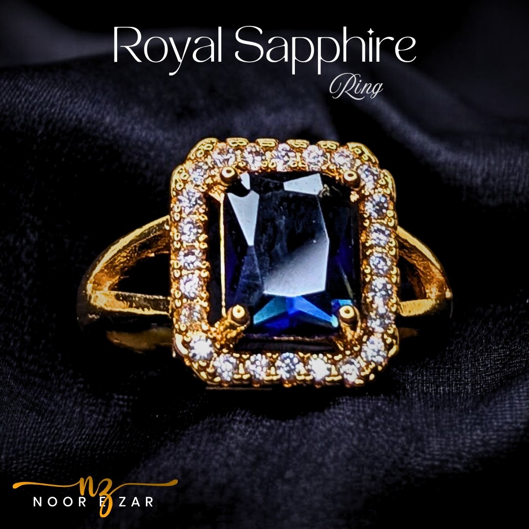 Royal Sapphire Ring - Noor e Zar